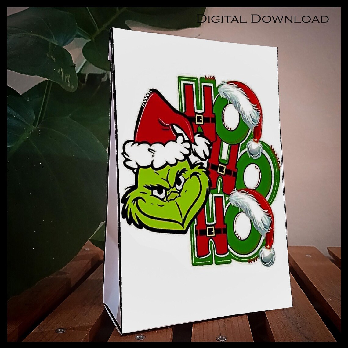 Print Template Gift Box, Candy Box, Bag Template for Christmas ...