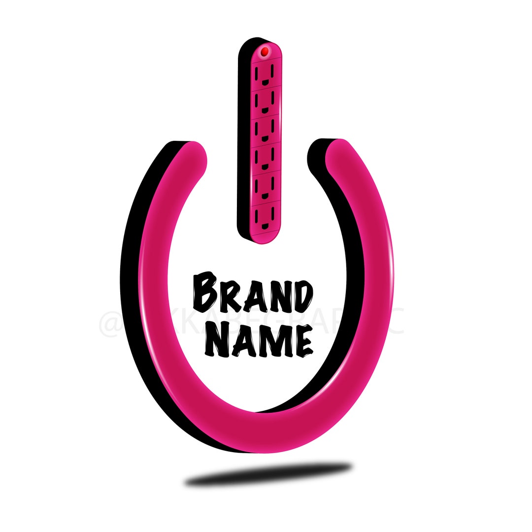 POWER SIGN LOGO (editable) - Etsy