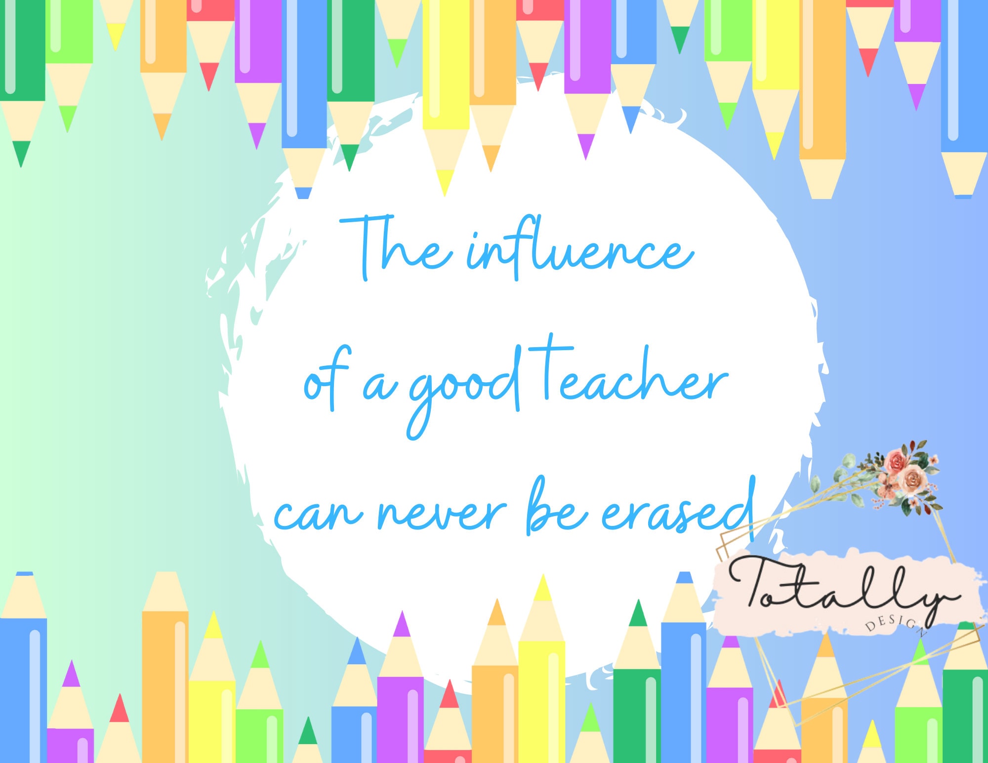 Teacher Inspirational Quote Wrap for 20oz Tumbler - Etsy