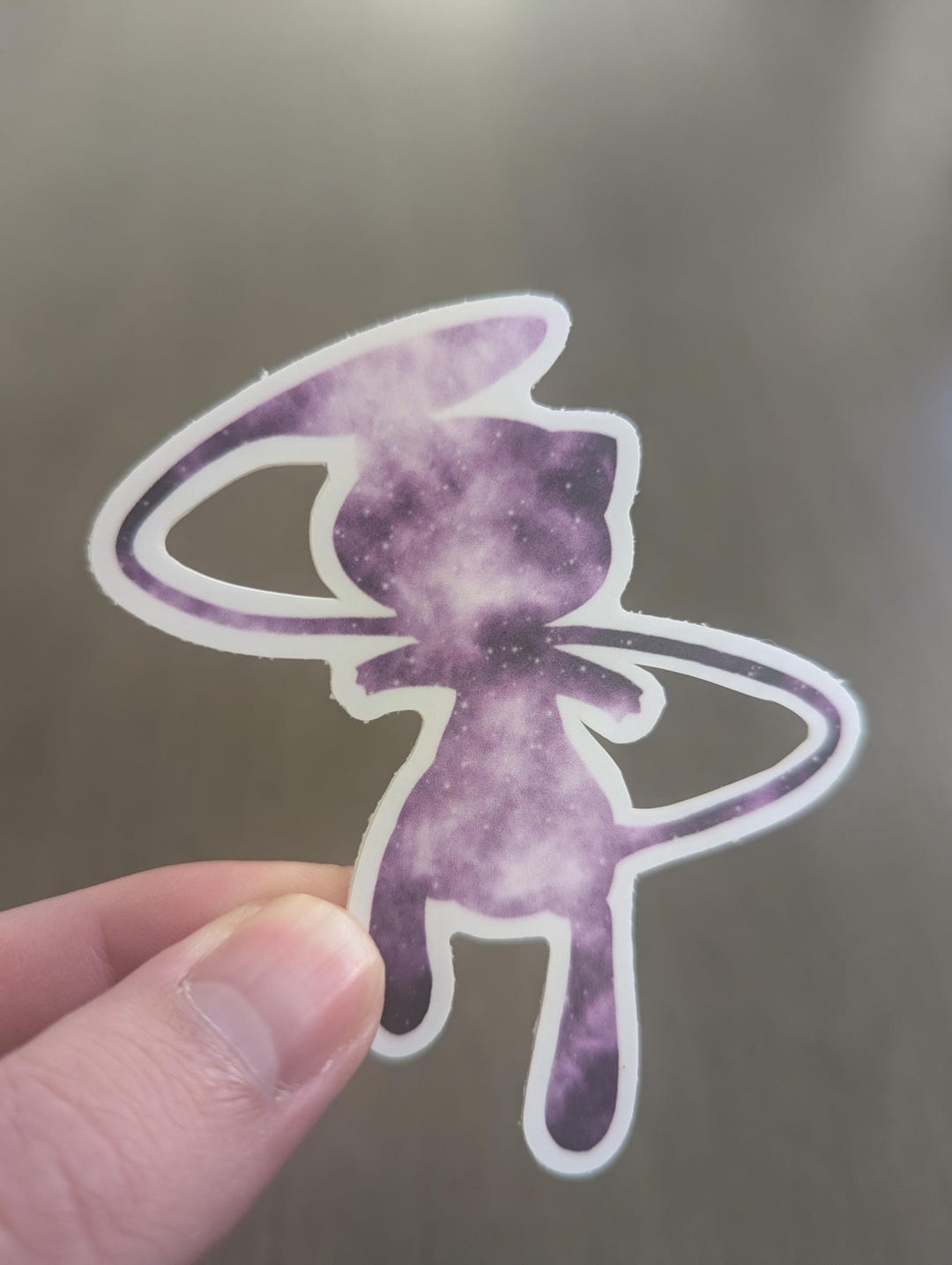Mewtwo Pokemon Sticker Galaxy Theme - Etsy