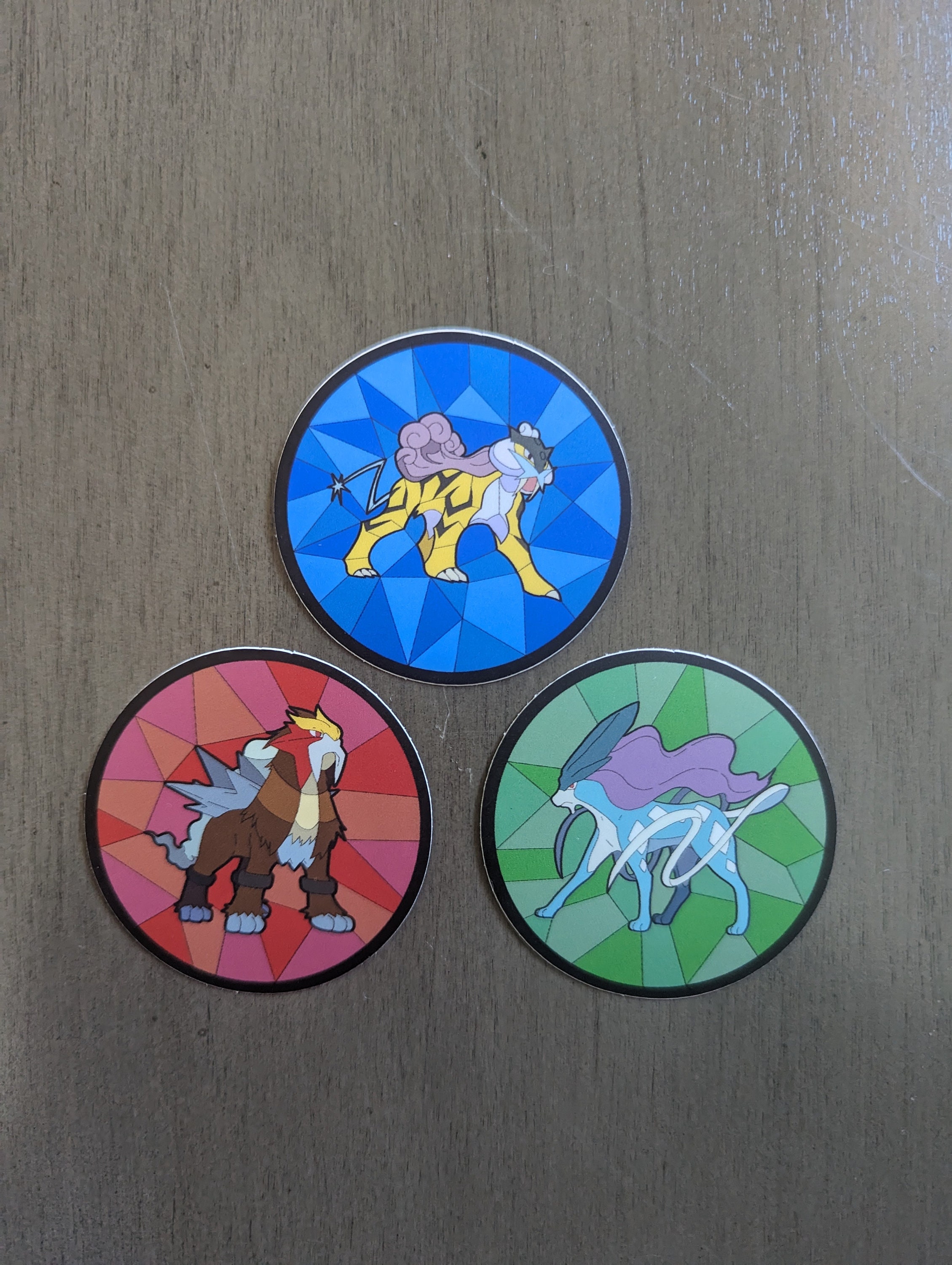 Raikou Stained Glass Sticker - Etsy