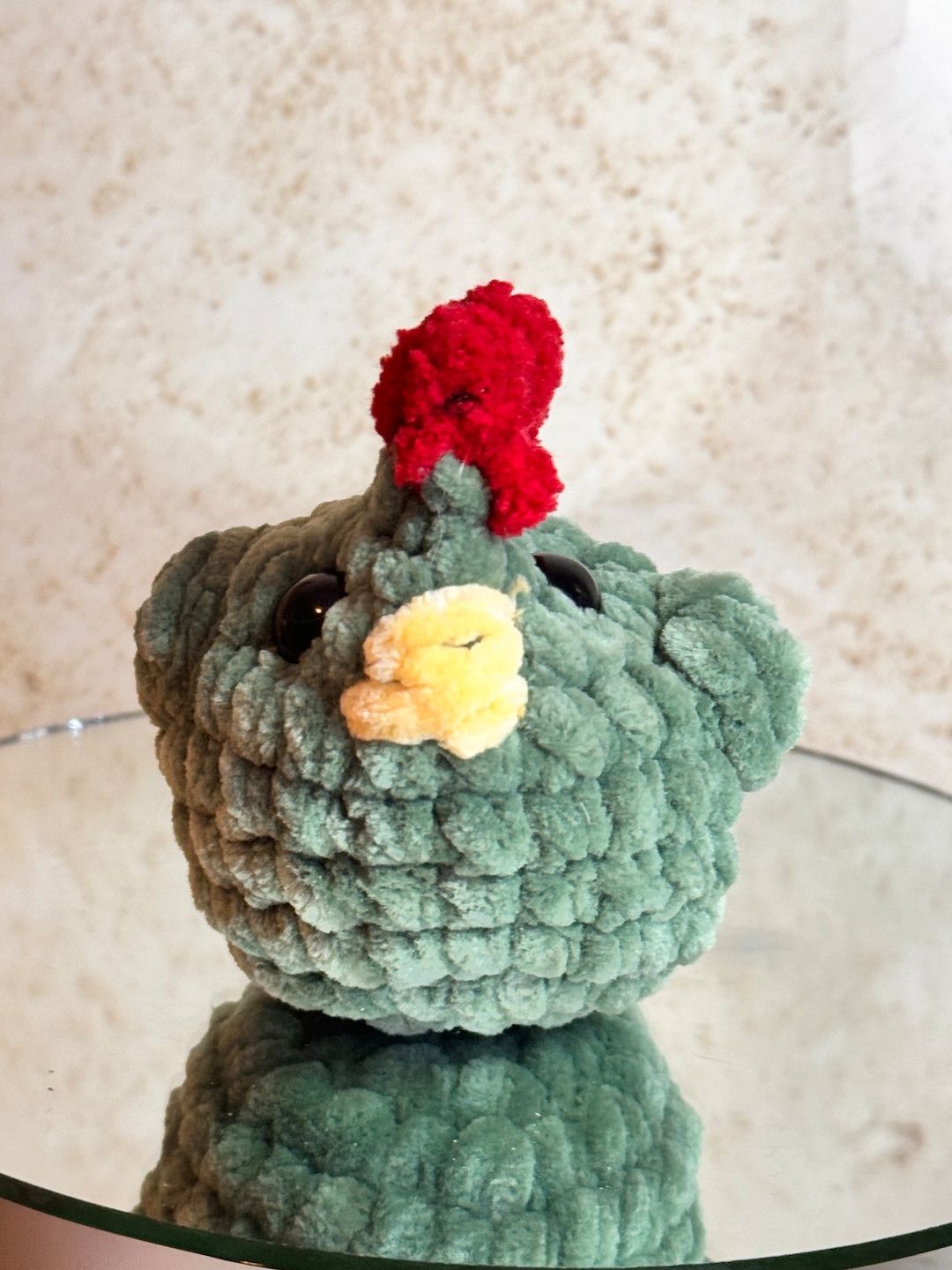 Crochet Cute Chicken Handmade Cute Toy Plush Animal Amigurumi Doll ...
