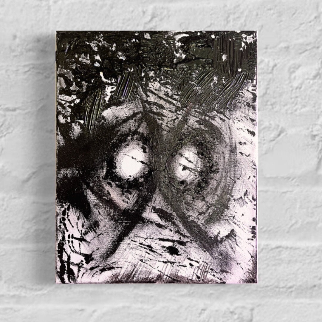 The Ghost of Time Original Abstract Acrylic Painting - Etsy