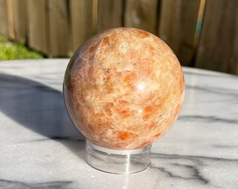 Sunstone Sphere Sph156 3 Crystal Sphere 55mm Golden - Etsy