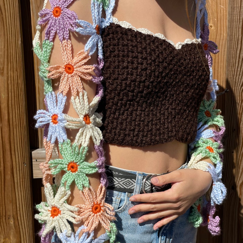 Crochet Daisy Top - Etsy