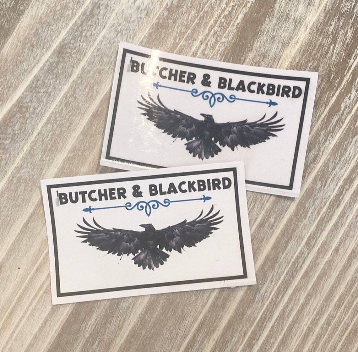 Butcher and Blackbird Sticker - Etsy