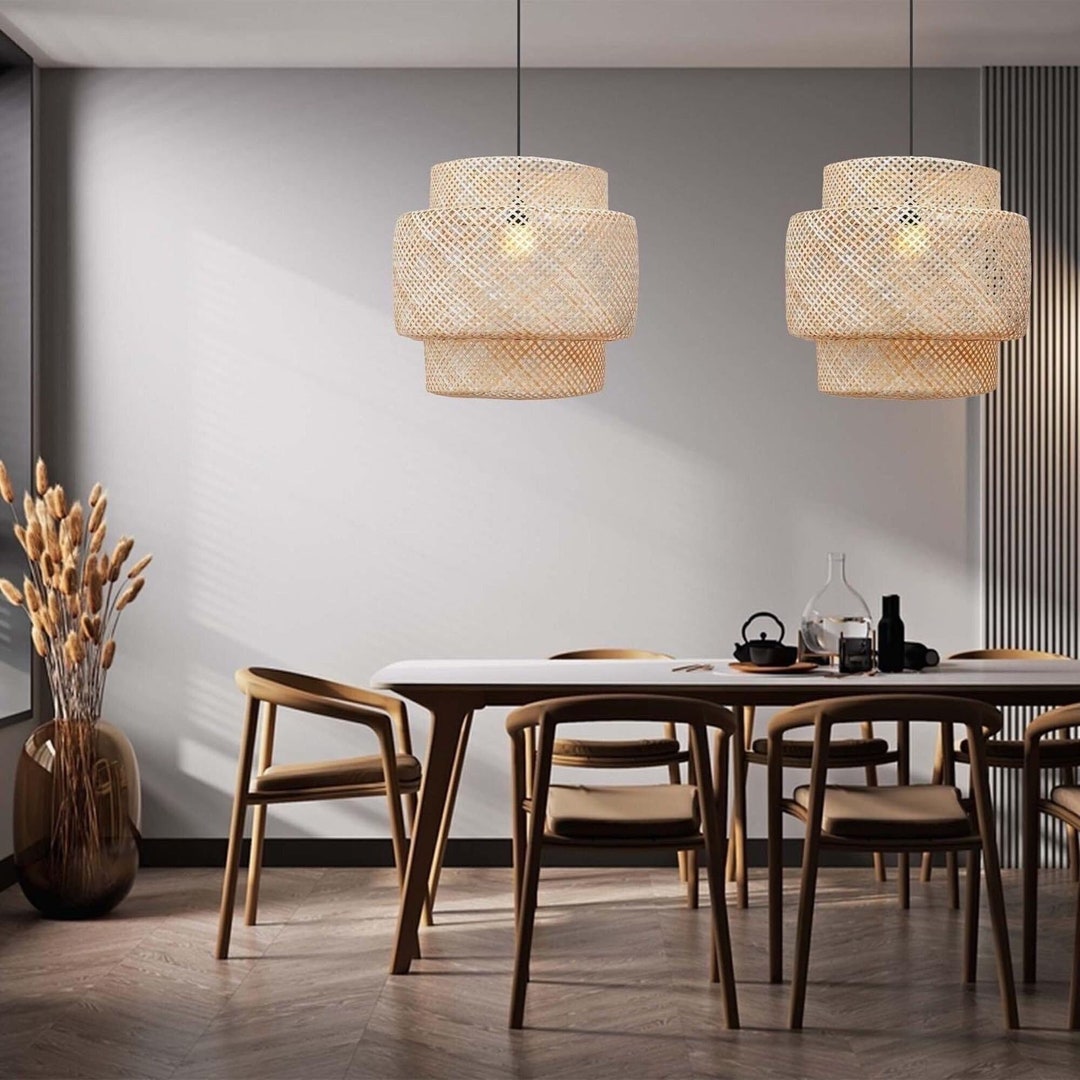 High Quality- Pendant Light,bamboo Light Fixture,rattan Pendant Light ...