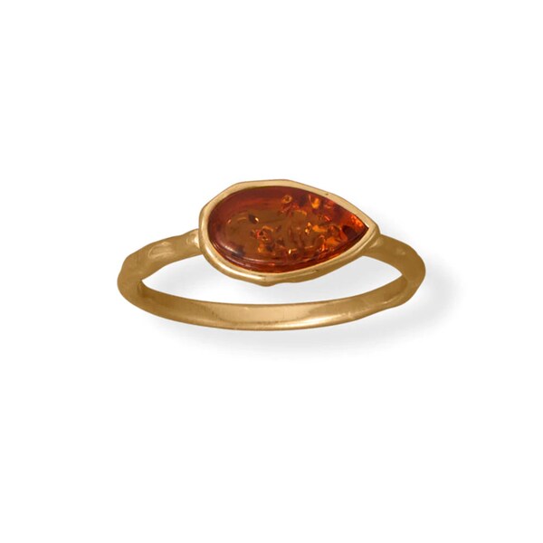 Amber Ring - Etsy
