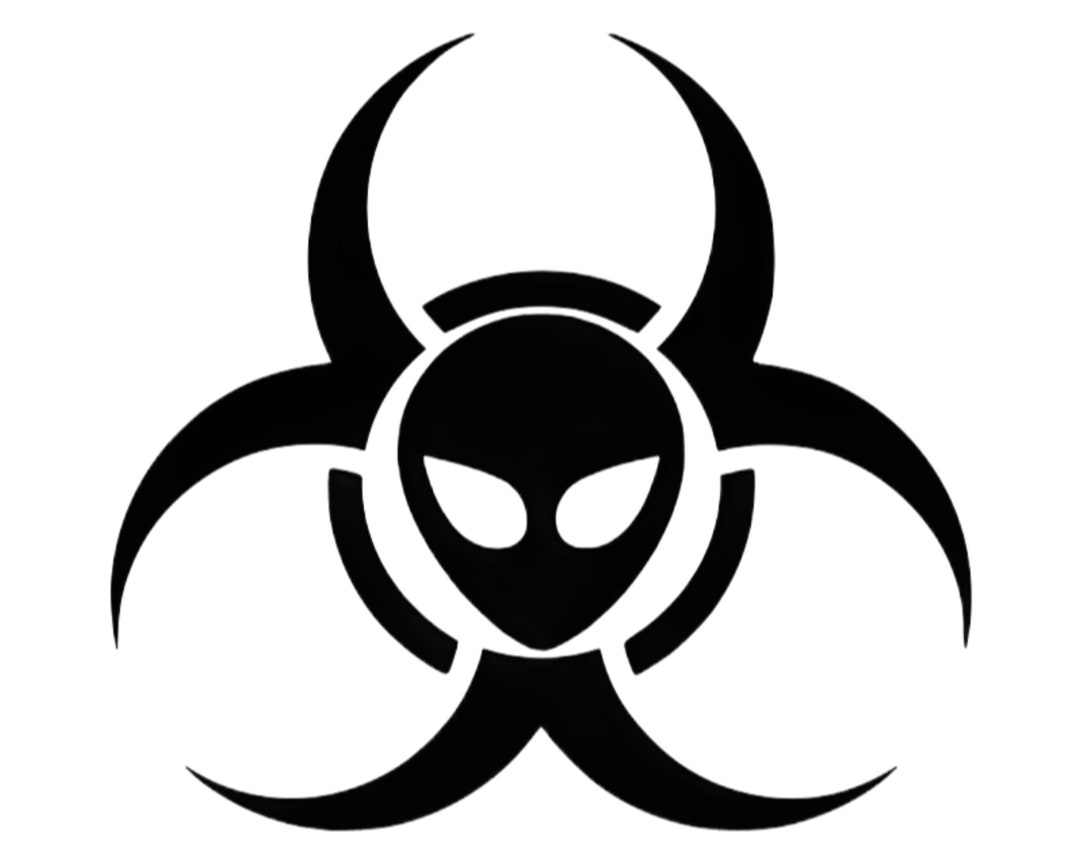 Alien Biohazard SVG - Etsy