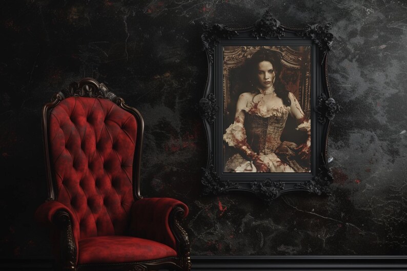 The Evil Countess Bathory, Vintage Photography, Art Poster Print, Dark ...