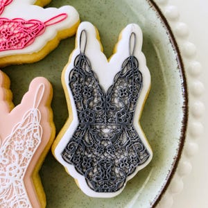 Lace Lingerie Cookie Stamp & Cutter - Etsy