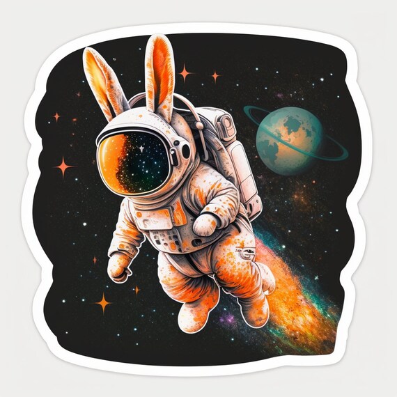 Rabbit In Astronaut Suit