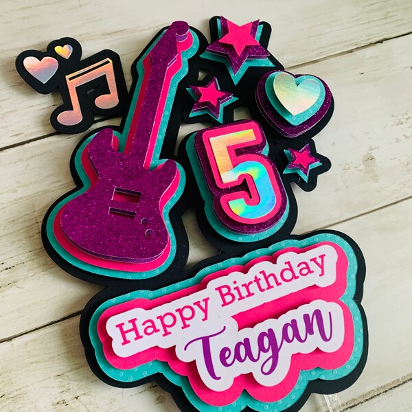 Rockstar Birthday Cake - Etsy