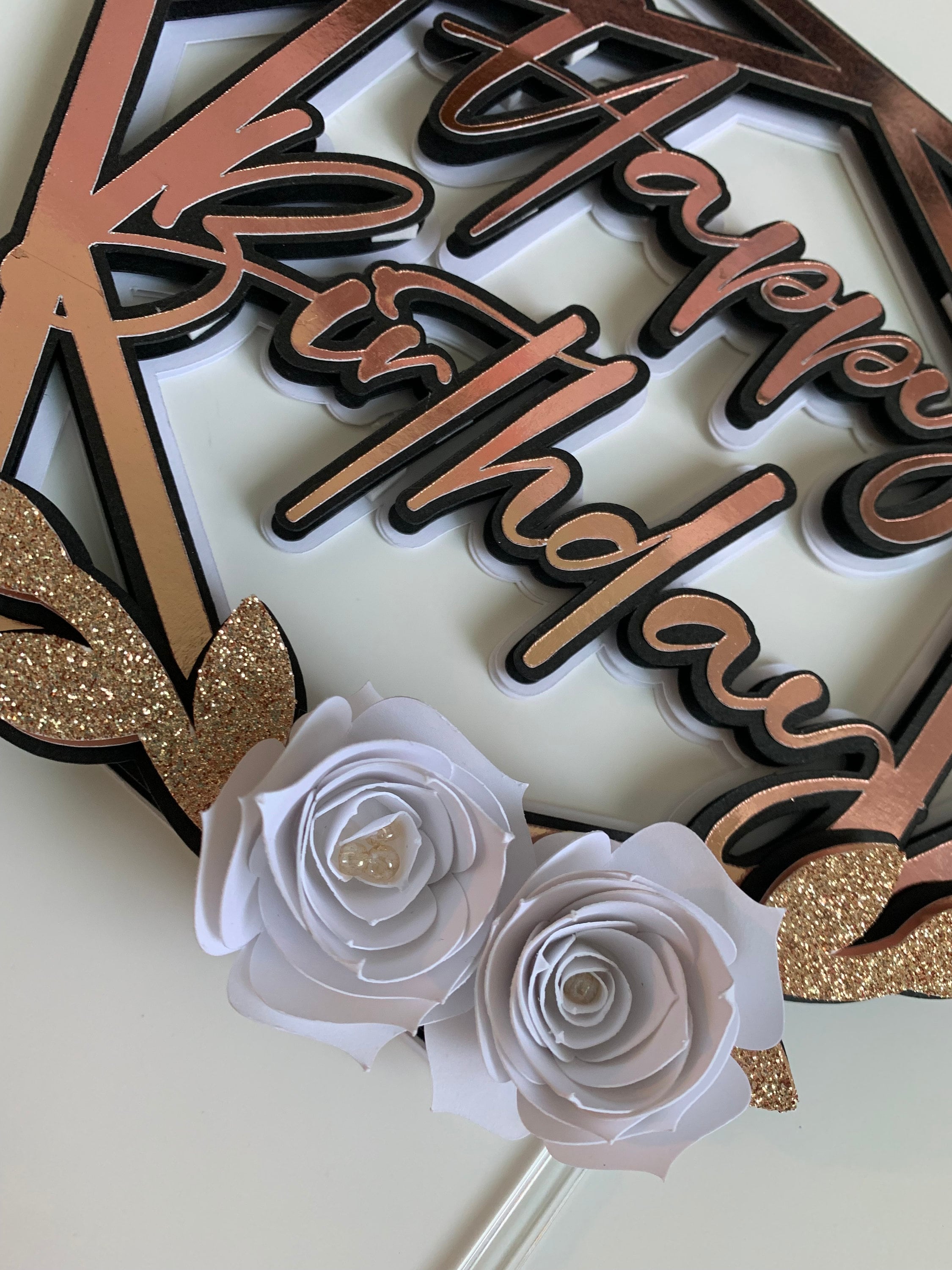 Happy Birthday Cake Topper - Etsy