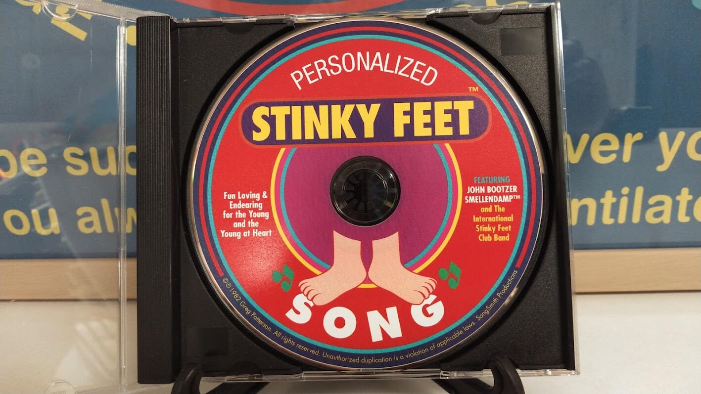CD - Personalized Happy Birthday Stinky Feet Song - Etsy