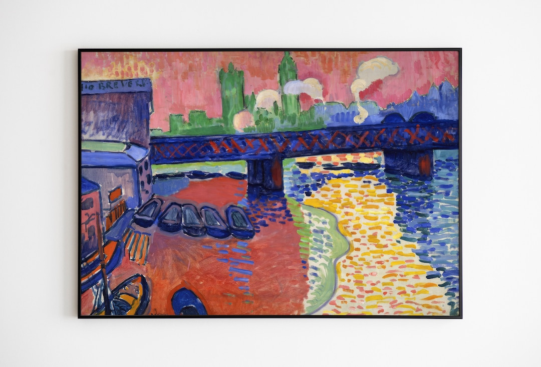 Charing Cross Bridge, London by André Derain 1906 Fauvism, Neo ...