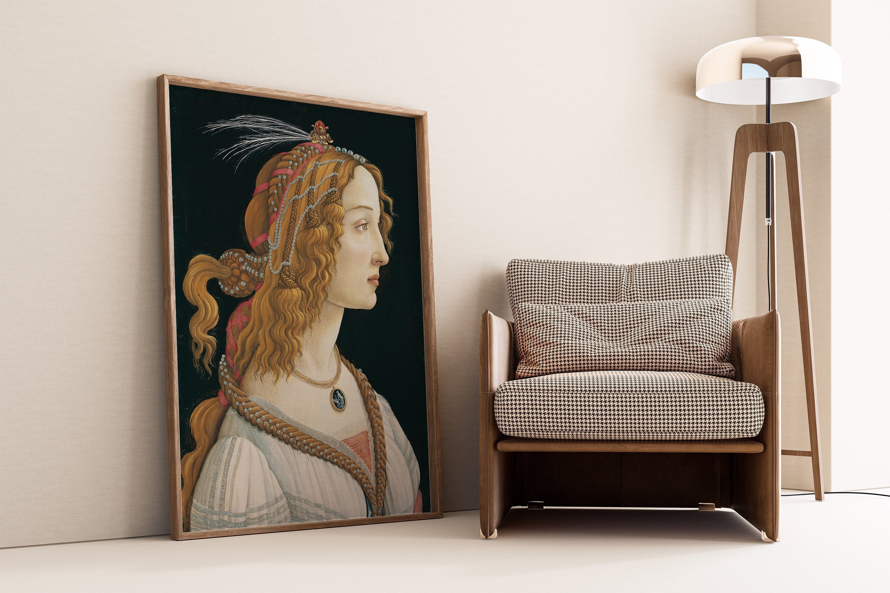 Portrait of a Young Woman portrait of Simonetta Vespucci as Nymph by ...