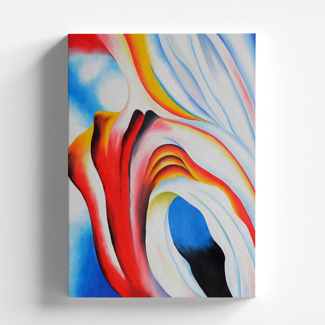 Music Pink and Blue by Georgia O'keeffe 1918 | American Art Print ...
