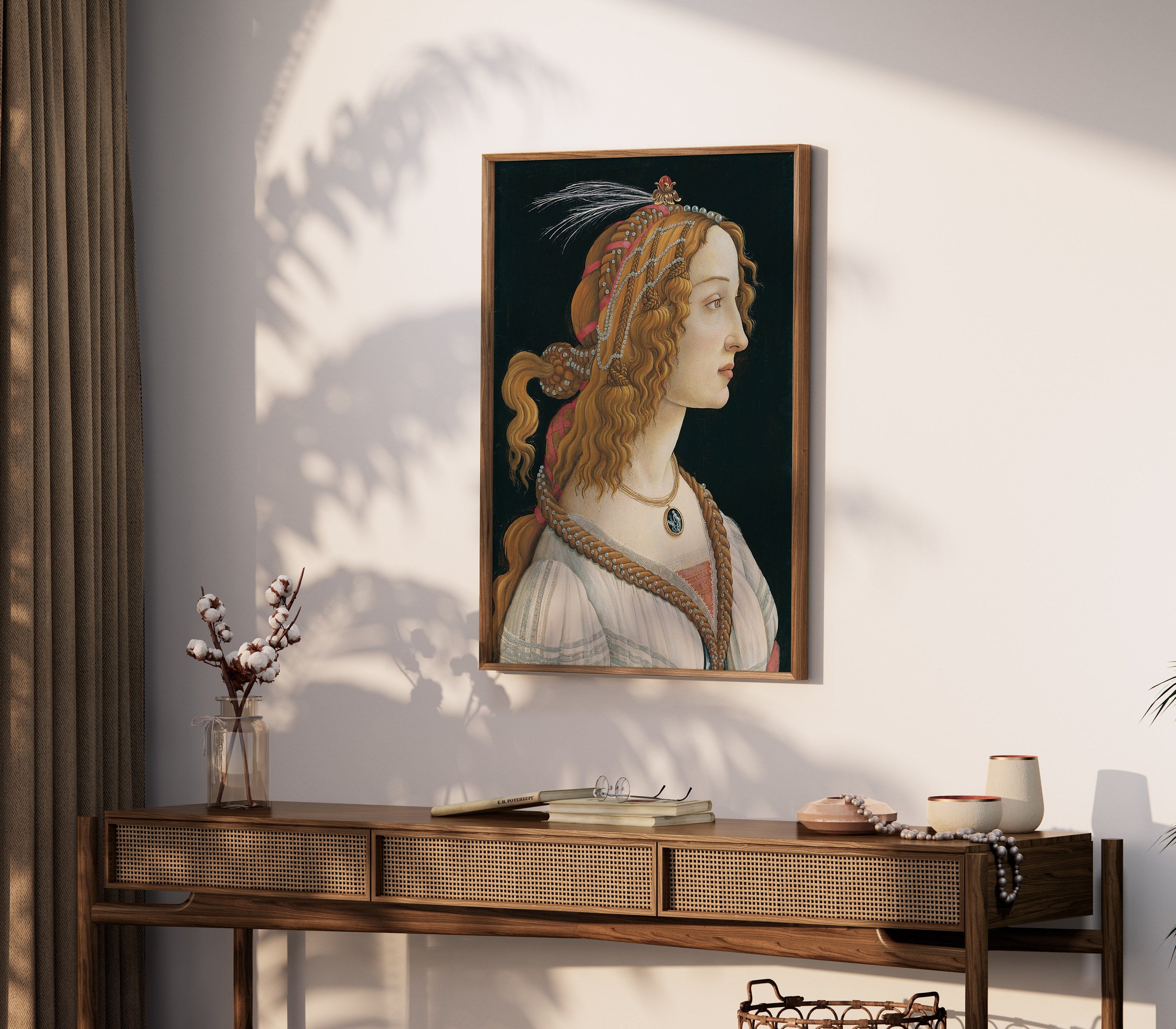 Portrait of a Young Woman portrait of Simonetta Vespucci as Nymph by ...