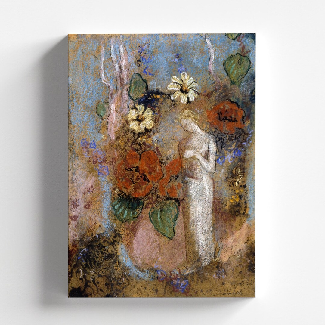 Pandora by Odilon Redon 1858-1916 | Symbolism Art Print (D0916) - Etsy