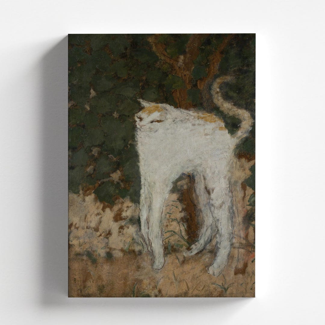 The White Cat (le Chat Blanc) by Pierre Bonnard 1894 | Post ...