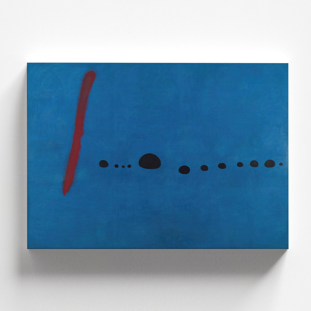 Blue II by Joan Miró 1961 | Surrealist Art Print (B4116) - Etsy