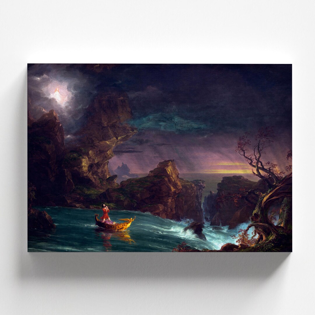 The Voyage of Life: Manhood by Thomas Cole 1842 | Romanticism Art Print ...