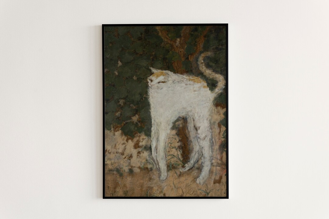 The White Cat le Chat Blanc by Pierre Bonnard 1894 - Etsy