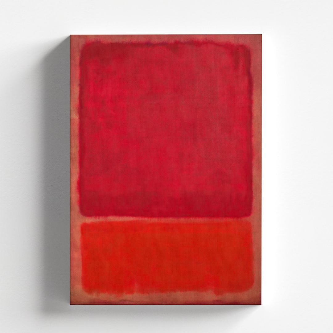 Untitled (red, Orange) by Mark Rothko 1969 | Abstract Expressionism Art ...