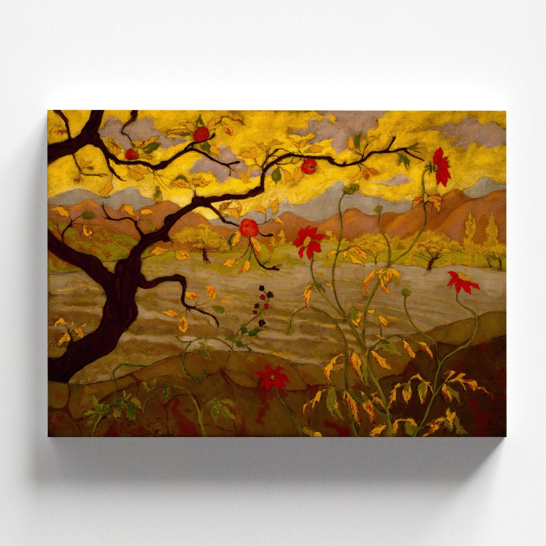 Apple Tree With Red Fruit (pommier Aux Fruits Rouges) by Paul Ranson ...