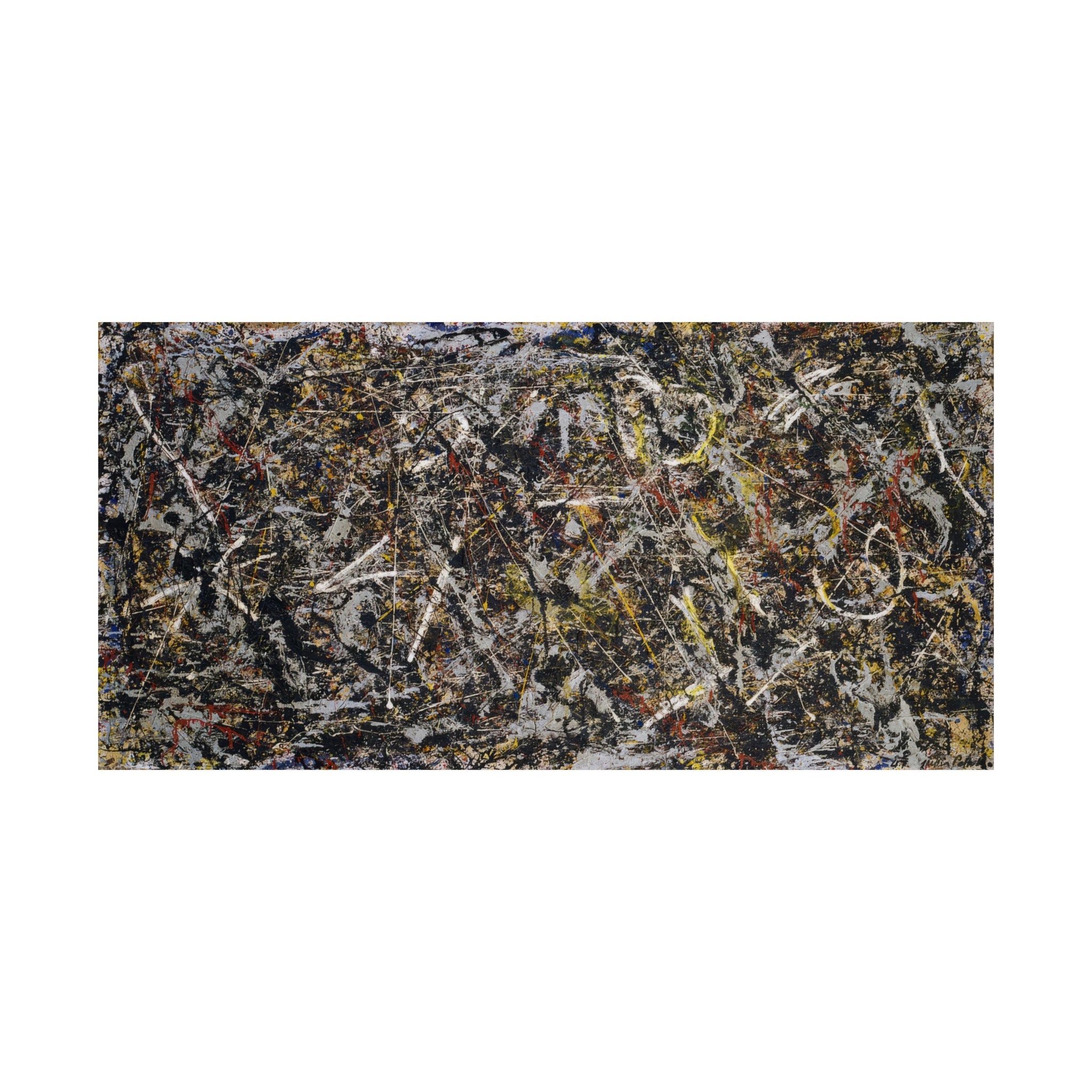 Alchemy by Jackson Pollock 1947 Action Painting, Abstract - Etsy