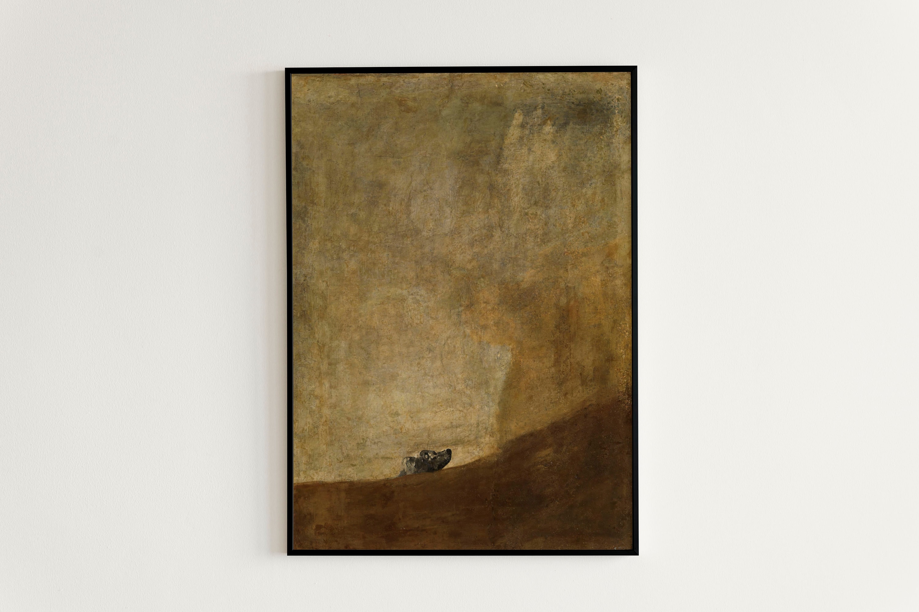 The Dog el Perro From 'the Black Paintings' by - Etsy