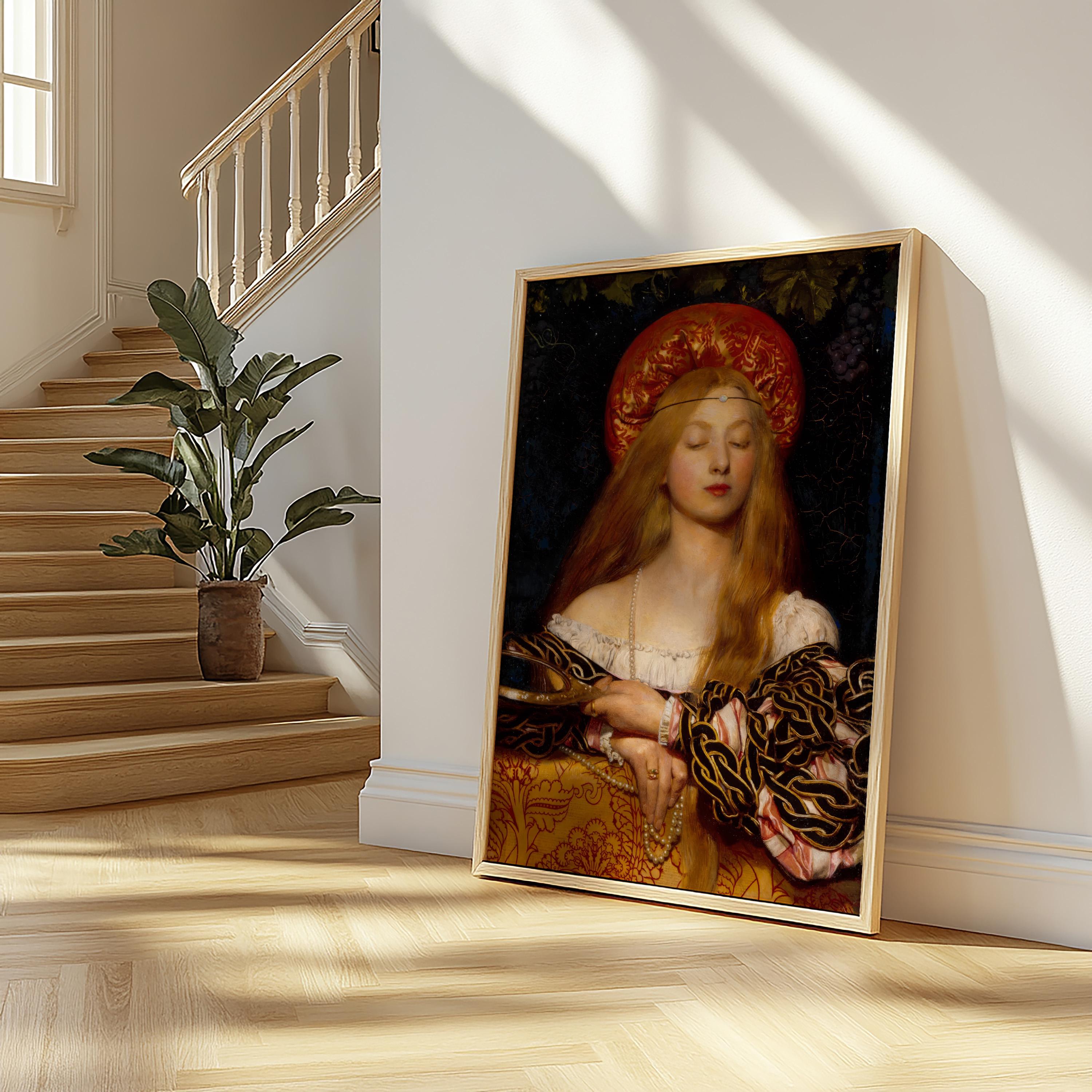 Vanity by Frank Cadogan Cowper 1907 | Pre-raphaelite Art Print (B8253 ...