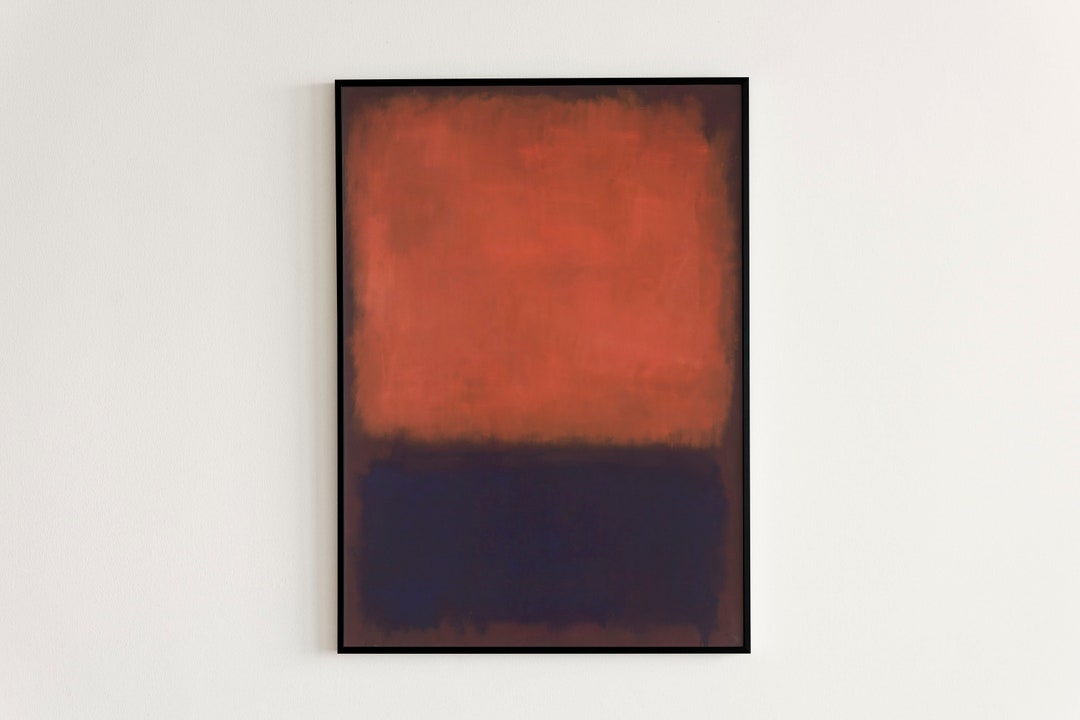 No.14 by Mark Rothko 1960 Color Field Painting, Abstract - Etsy