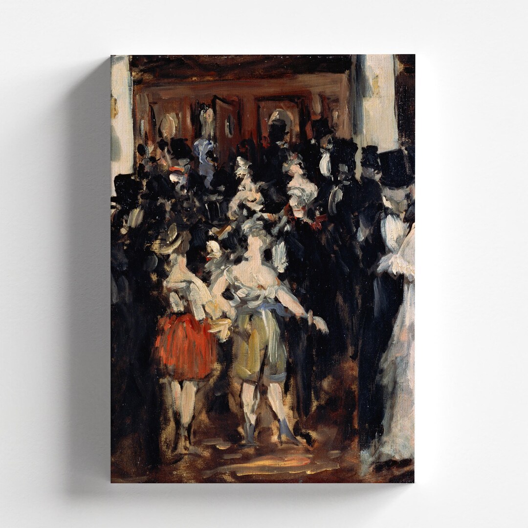 Masked Ball at the Opera House by Édouard Manet 1873 | Impressionism ...