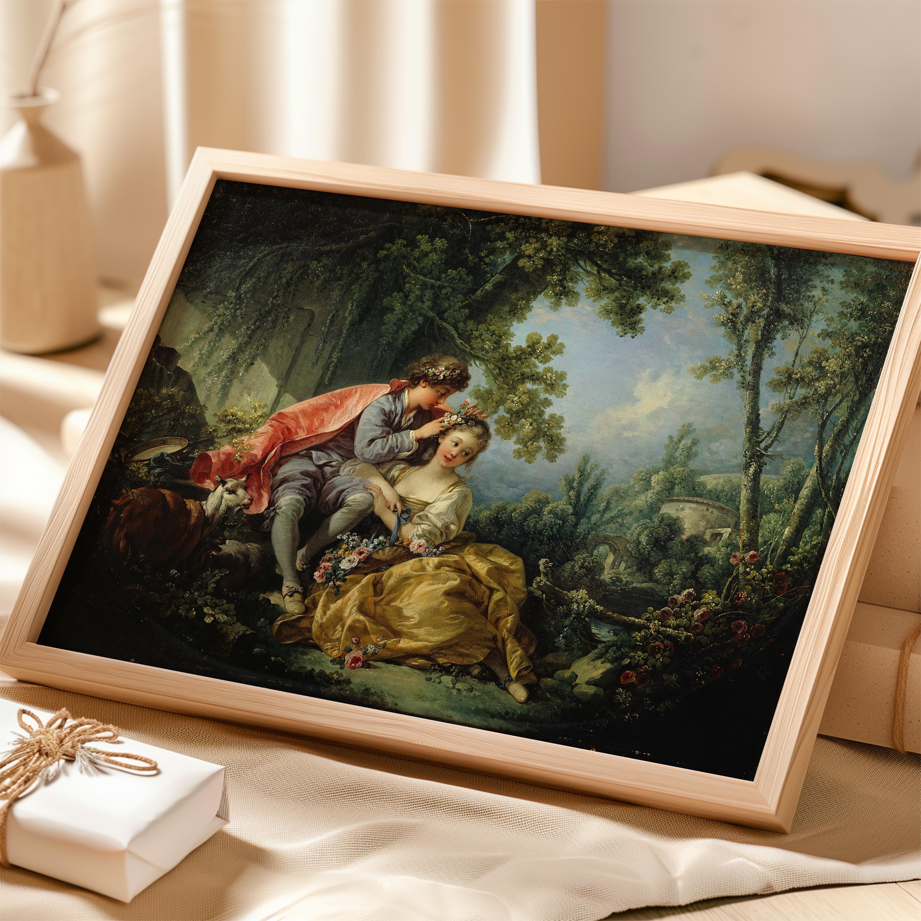 The Four Seasons, Spring by François Boucher 1755 | Rococo Art Print ...