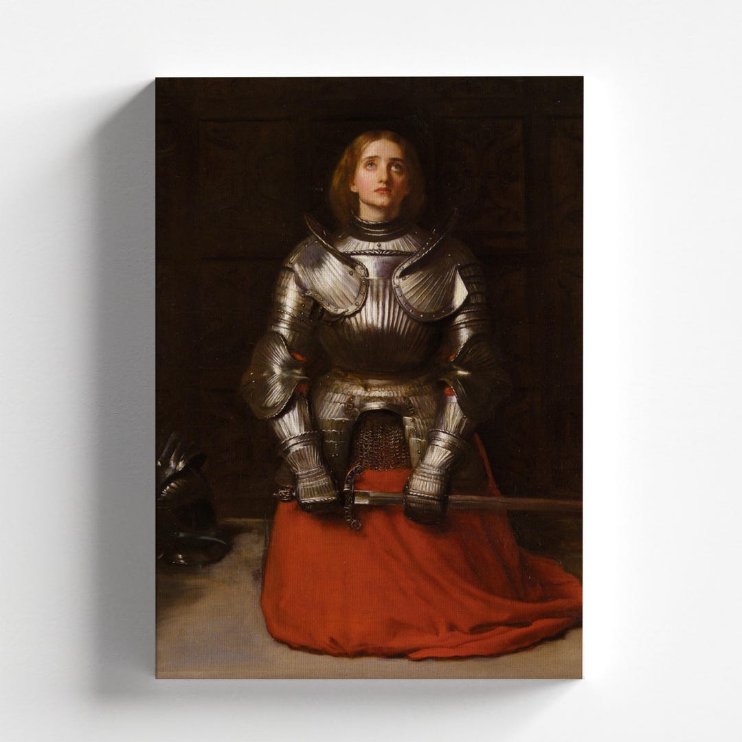 Joan of Arc by John Everett Millais 1865 | Pre-raphaelite Art Print ...