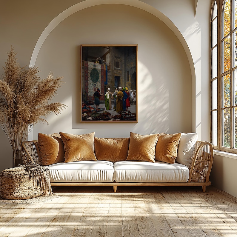 The Carpet Merchant (le Marchand De Tapis) by Jean-léon Gérôme C.1887 ...