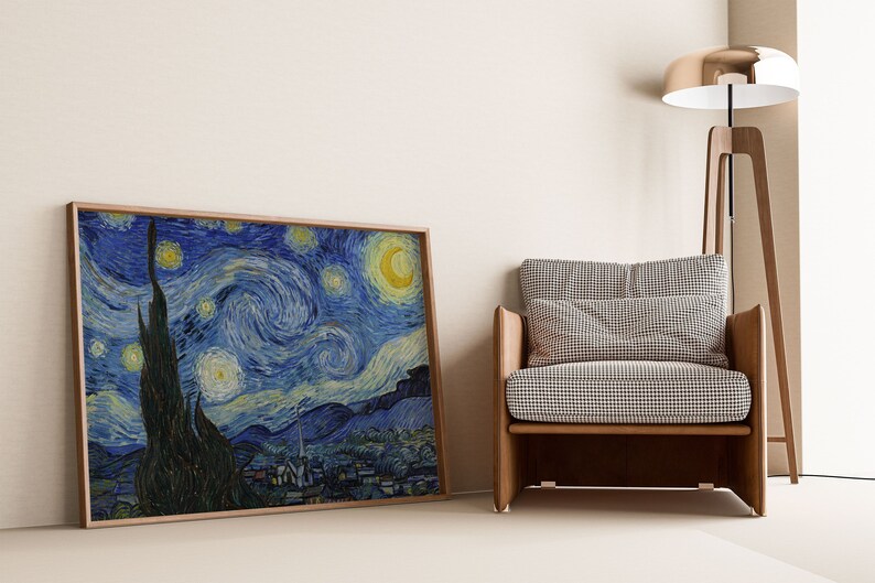The Starry Night by Vincent Van Gogh 1889 Post-impressionism, Modern ...