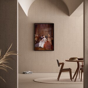 Hesitant Fiancée by Auguste Toulmouche 1866 Academicism, Genre Painting ...