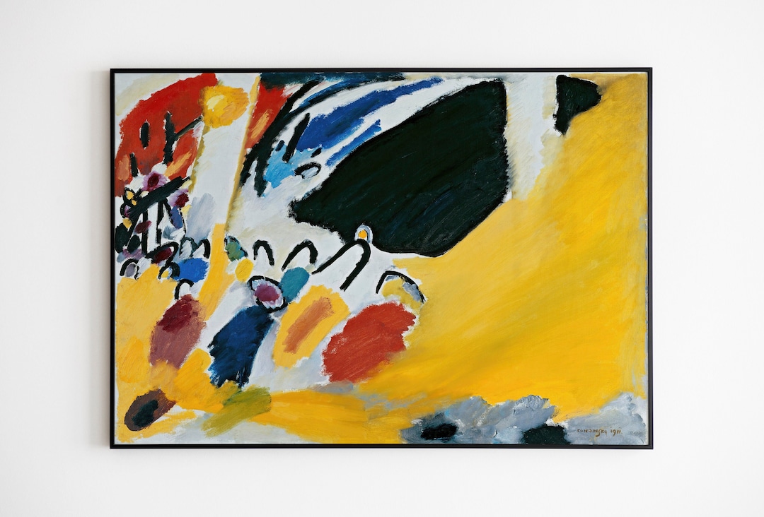 Impression III concert by Wassily Kandinsky 1911 Abstract Art - Etsy UK