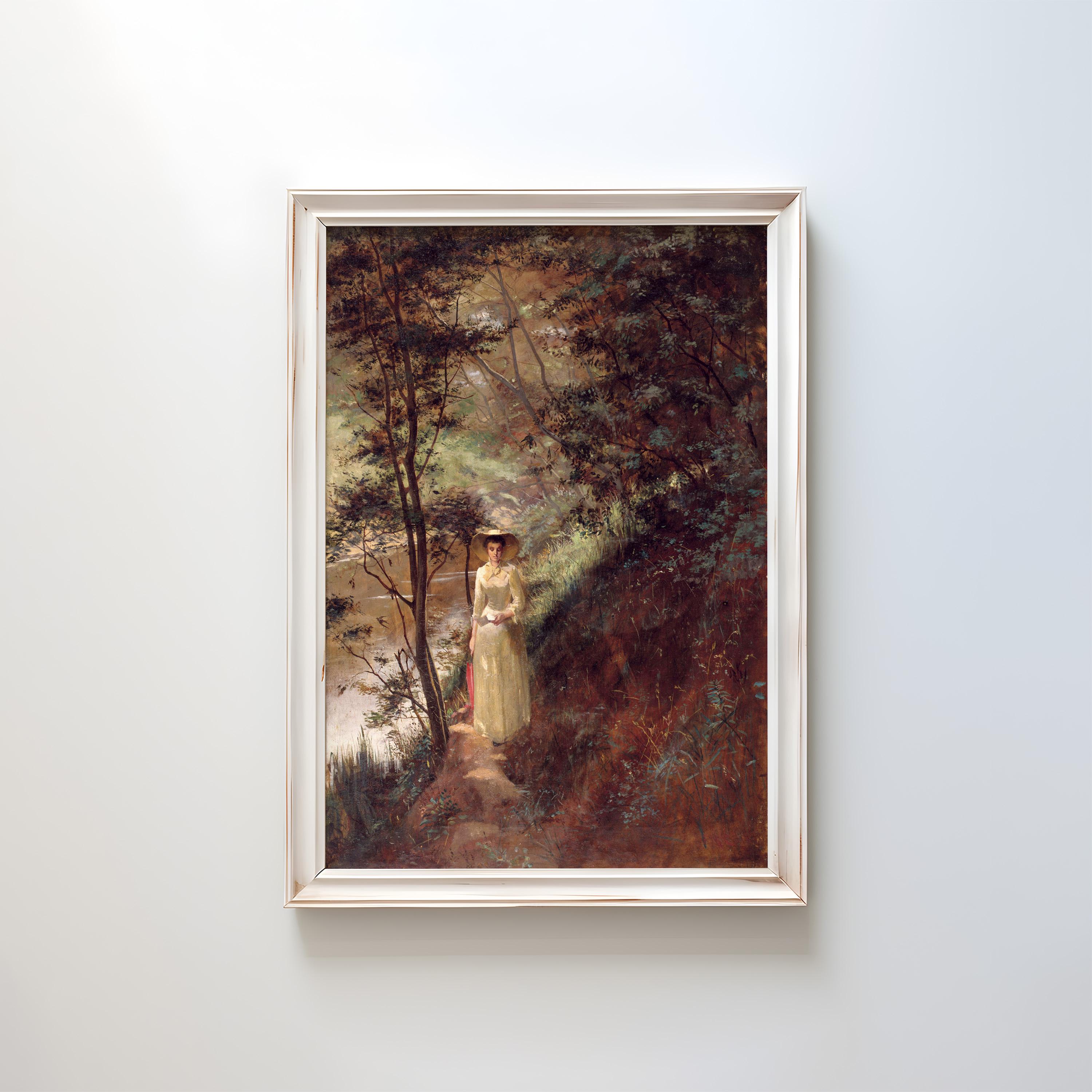 The Letter by Frederick Mccubbin 1884 | Australian Art Print (D0792) - Etsy