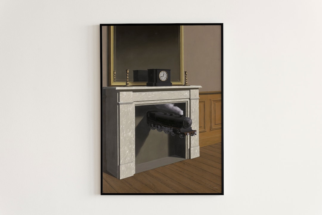 Time Transfixed by René Magritte 1938 Surrealism Symbolic - Etsy