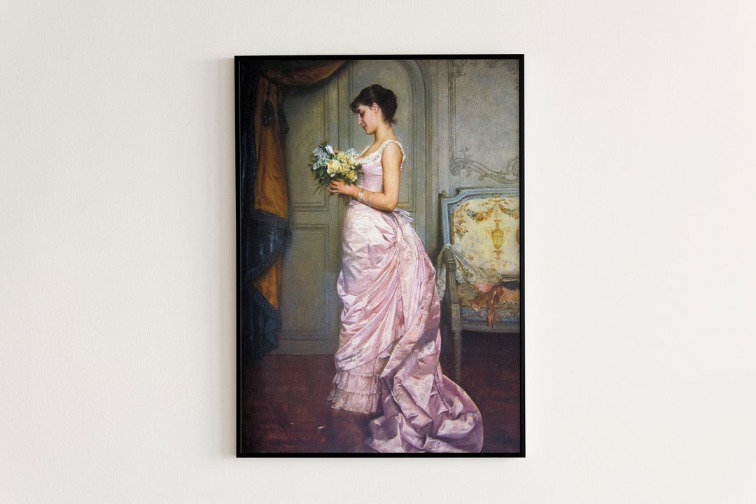 The Note le Billet by Auguste Toulmouche 1883 Academicism - Etsy