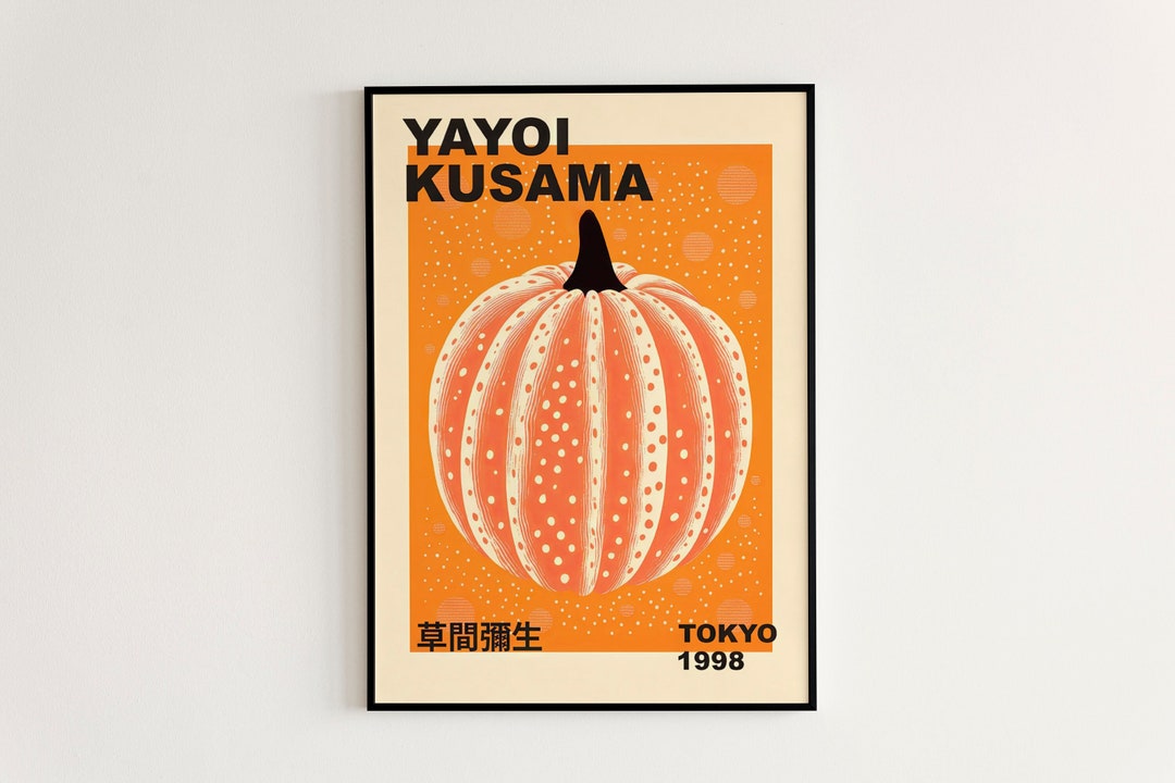 Yayoi Kusama Pumpkin Poster P2341 Home Decor Poster Housewarming Gifts ...