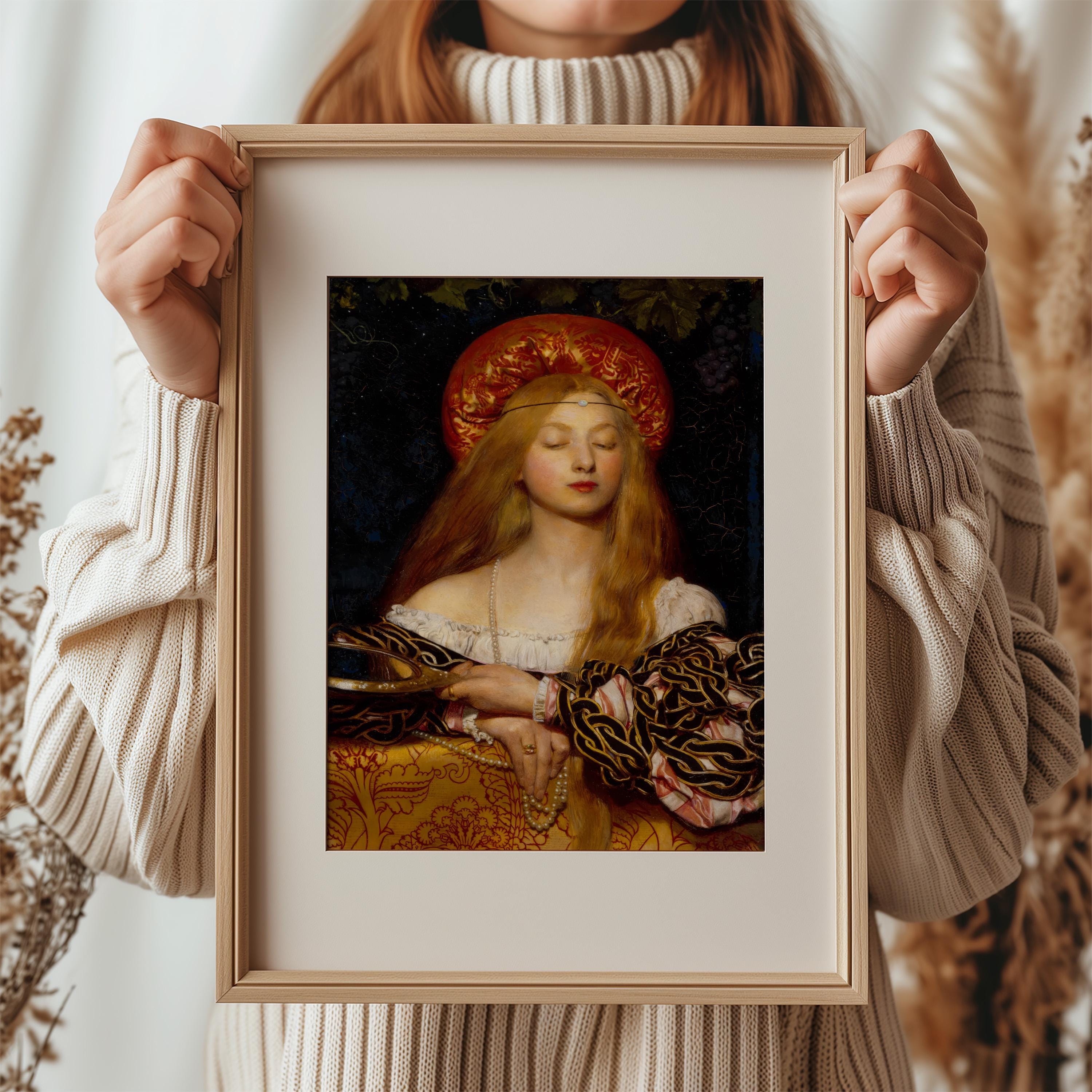 Vanity by Frank Cadogan Cowper 1907 | Pre-raphaelite Art Print (B8253 ...