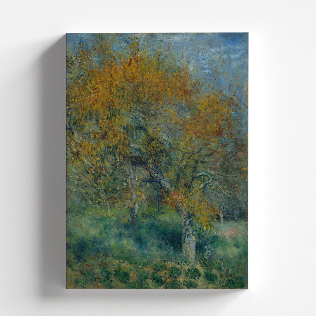 The Pear Tree by Pierre-auguste Renoir 1877 | Impressionism Art Print ...