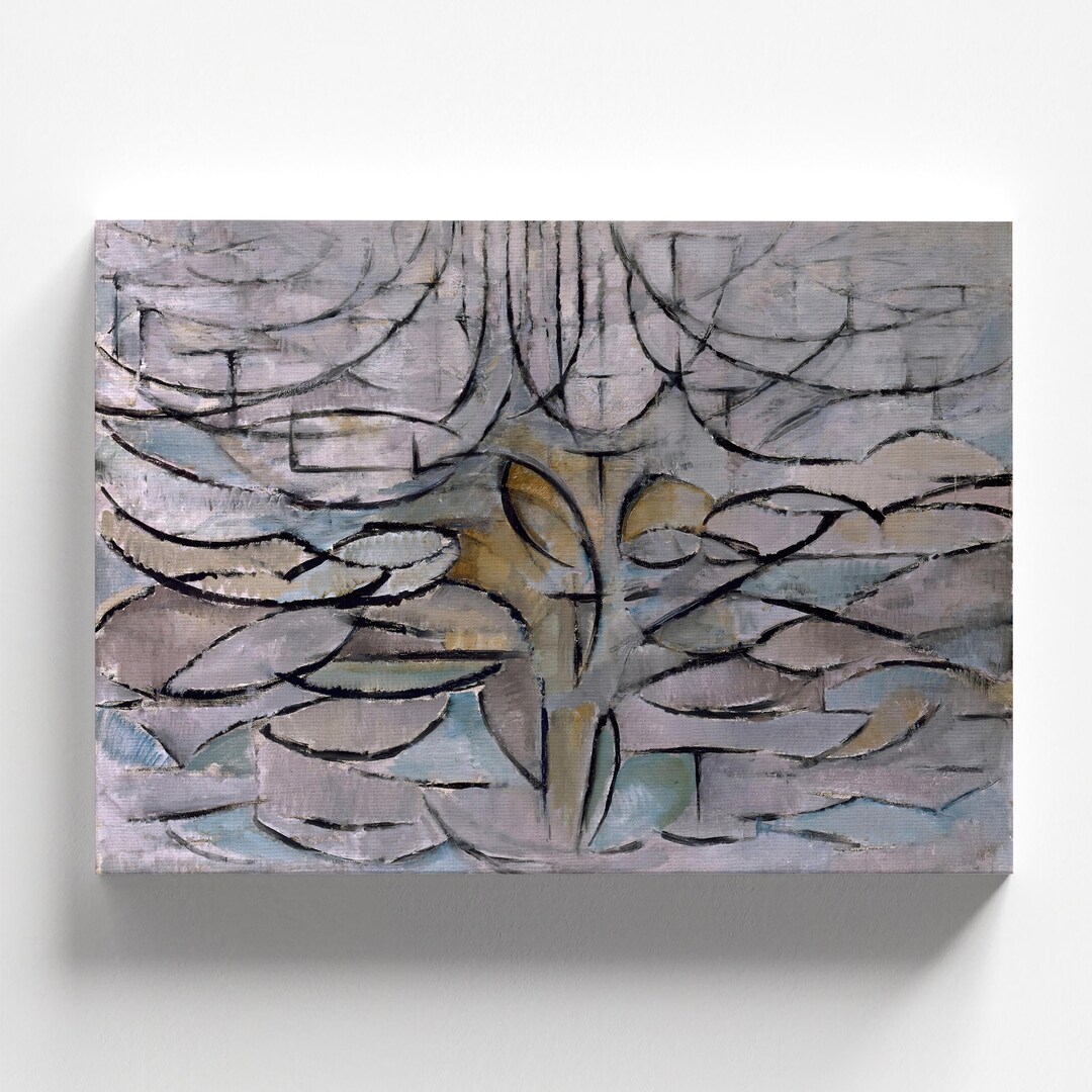 Blossoming Apple Tree by Piet Mondrian 1912 | Cubism Art Print (B4268 ...