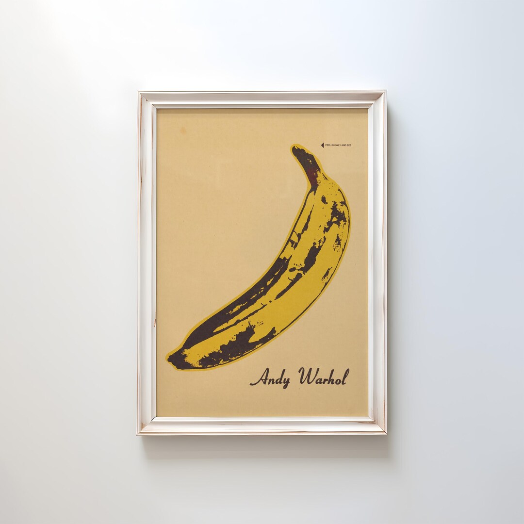 The Velvet Underground & Nico Andy Warhol Poster 1967 Pop Art Print ...