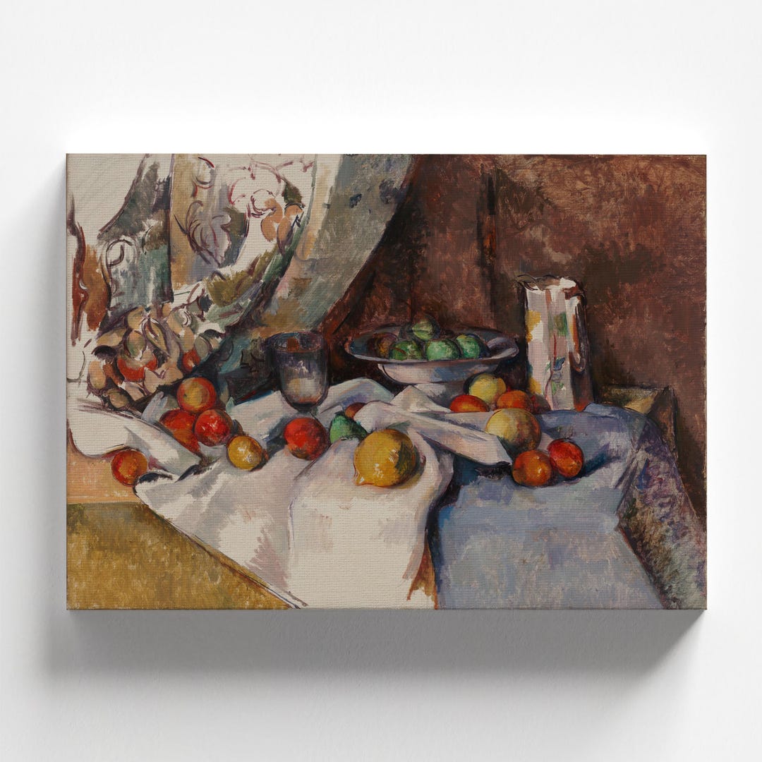 Still Life With Apples by Paul Cézanne 1895-98 | Post-impressionism Art ...